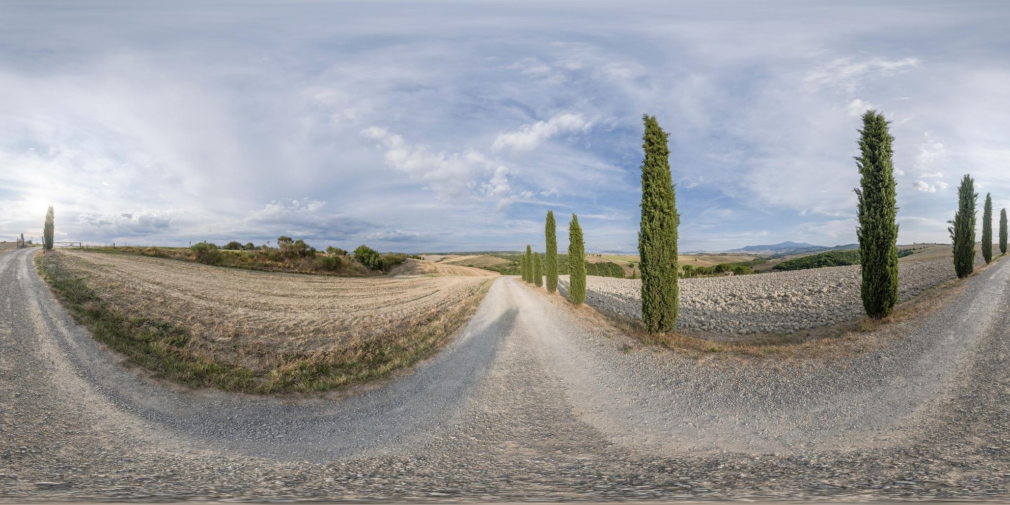 Tuscany, Europe: A Rugged Road Through the Oval Lens - HDRi Maps and ...