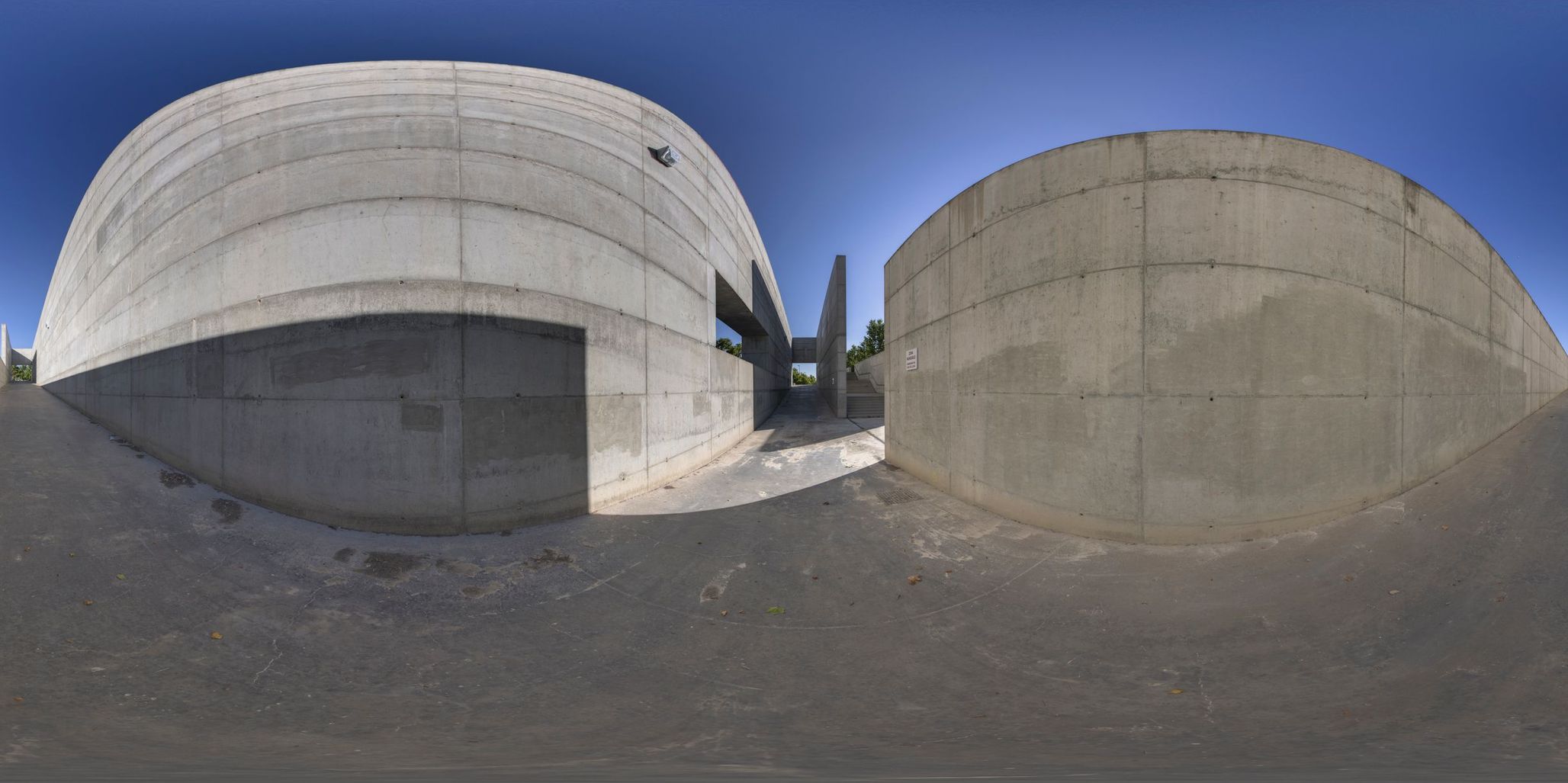 Urban Design: Circle, Ramp, and Building - HDRi Maps and Backplates