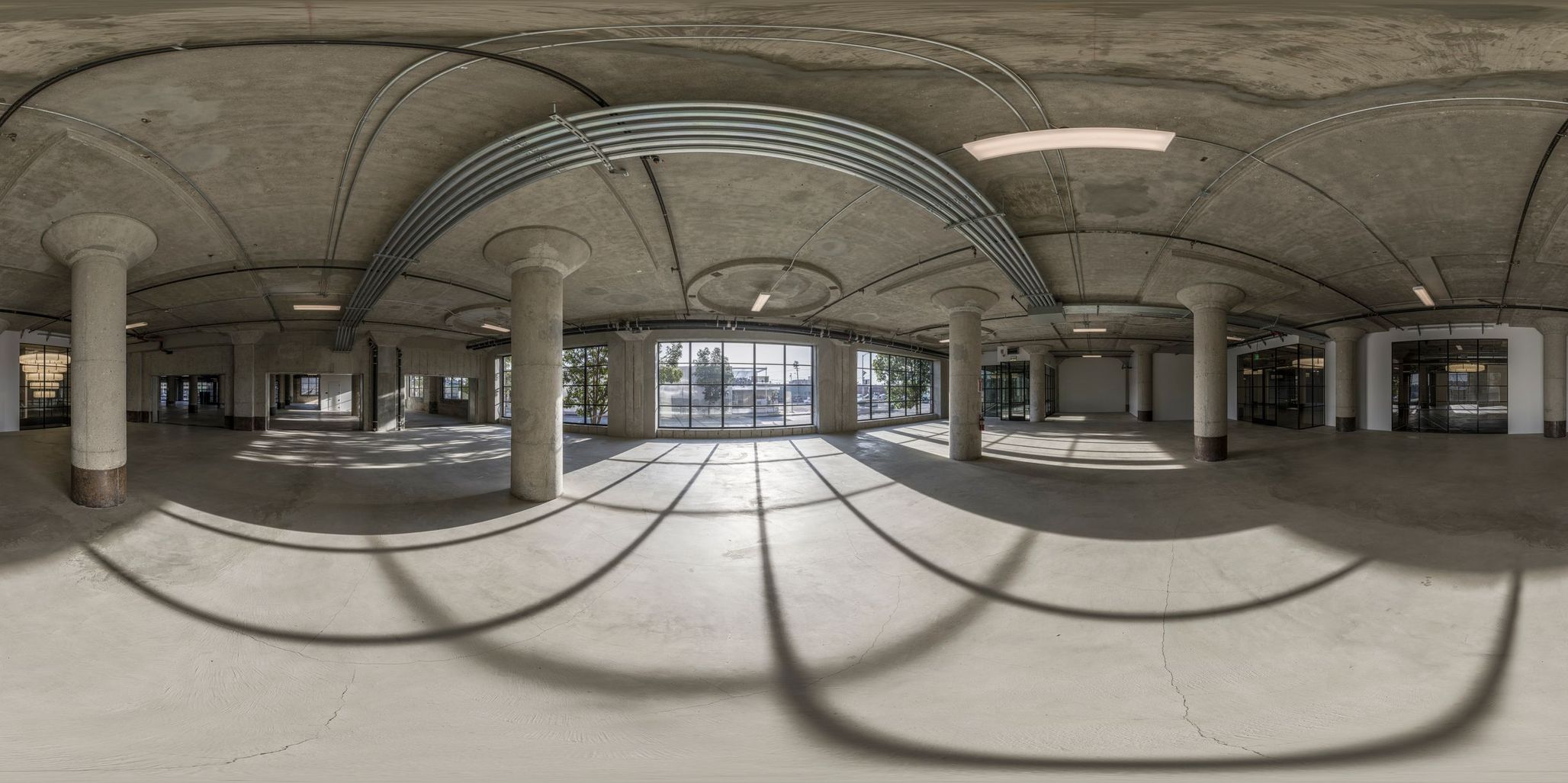 Urban Design: Circular Mirrors and Sunlight - HDRi Maps and Backplates