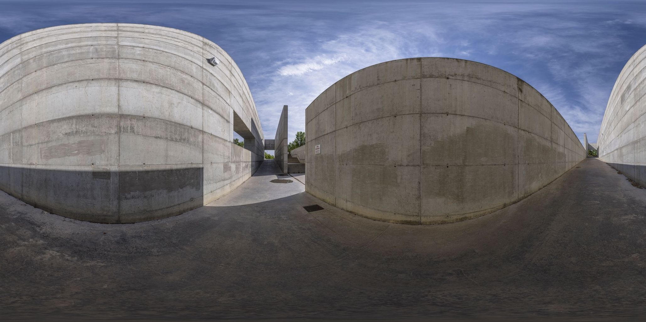Urban Design: Concrete Water Tanks in Zaragoza - HDRi Maps and Backplates