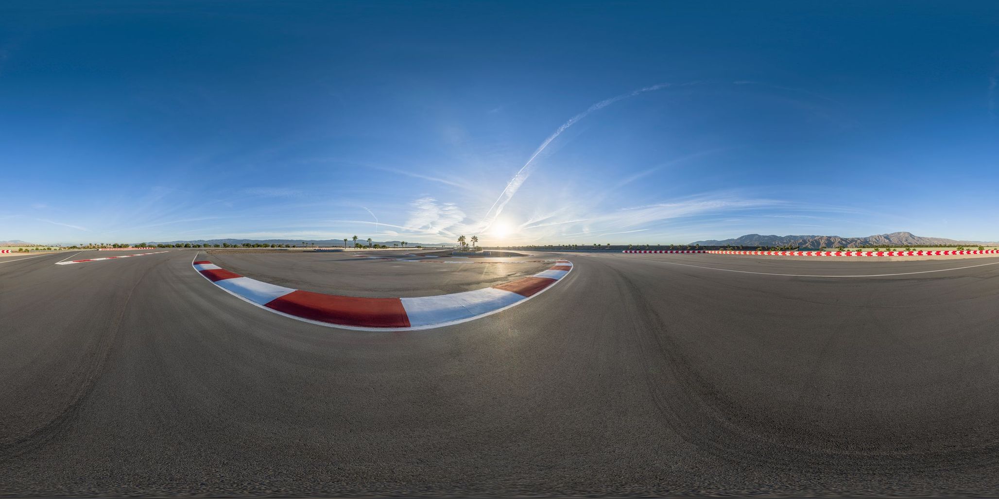 USA Race Track: Dawn Sunshine and Thrilling Curves - HDRi Maps and ...