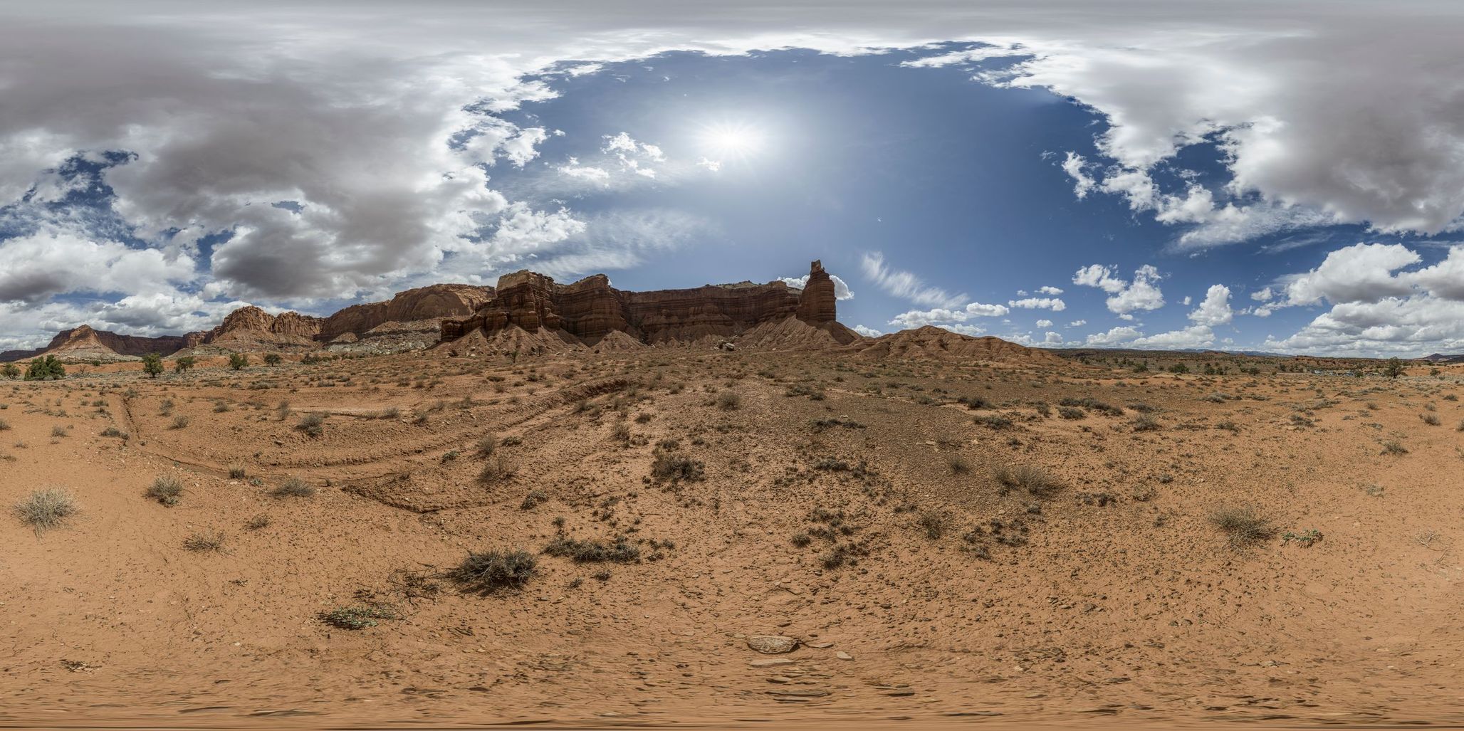 Utah Desert: Clear Sky and Open Space - HDRi Maps and Backplates