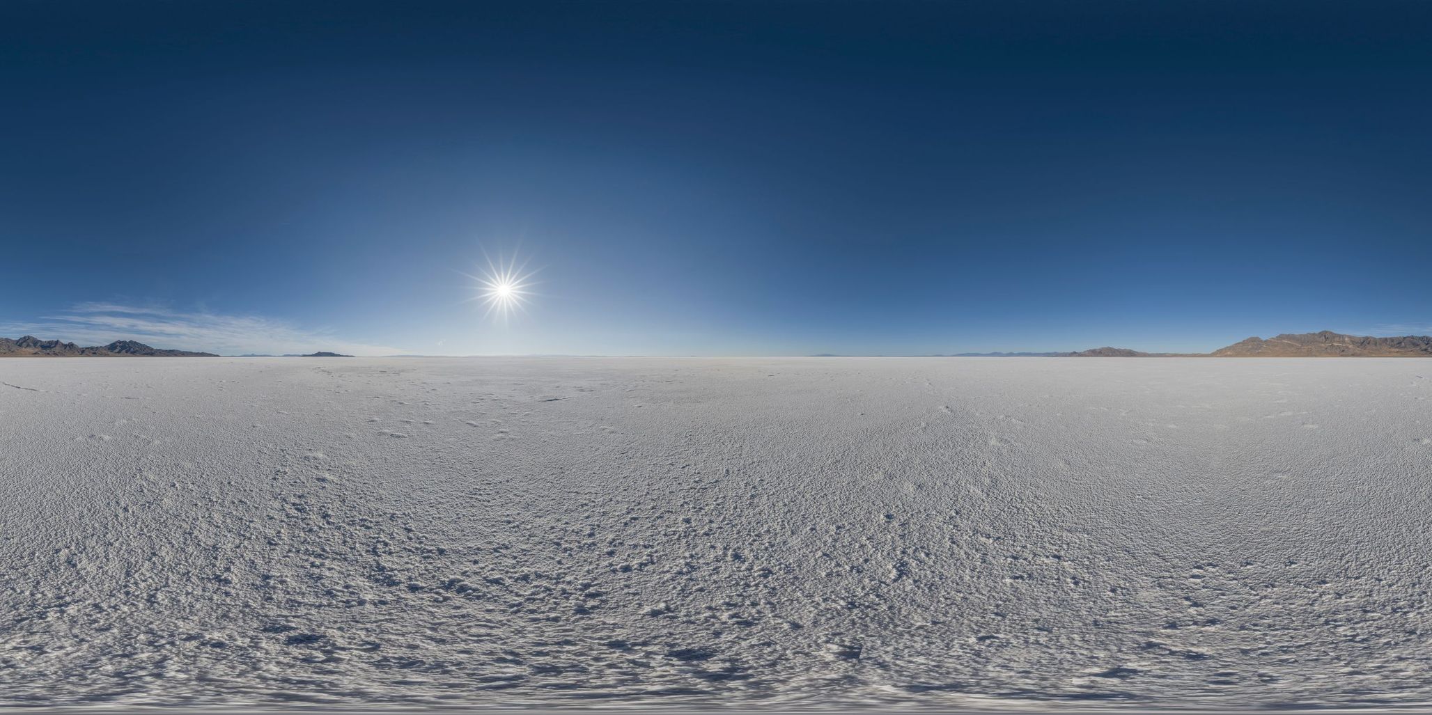 Utah Desert: Snow, Mountains, and Clear Skies - HDRi Maps and Backplates