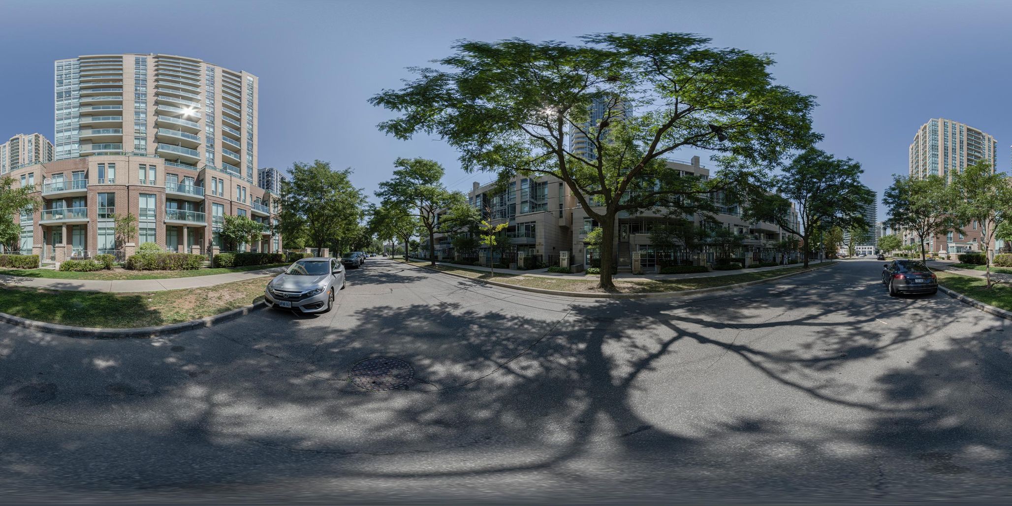 Vibrant Toronto Intersection: Showcasing Modern Architecture - HDRi ...