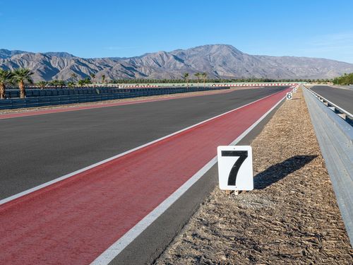 Straight Road on an American Race Track - HDRi Maps and Backplates