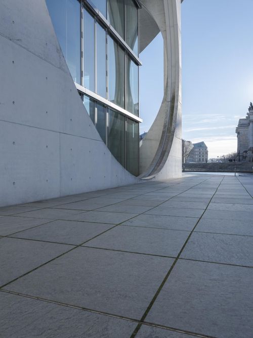 Berlin, Germany - Urban Concrete Glass Building