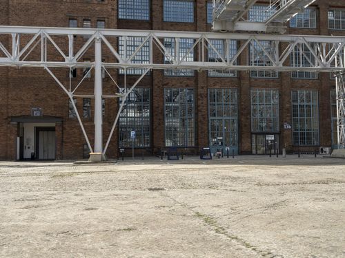 Berlin Warehouse Architecture with Windows and Doors - HDRi Maps and ...