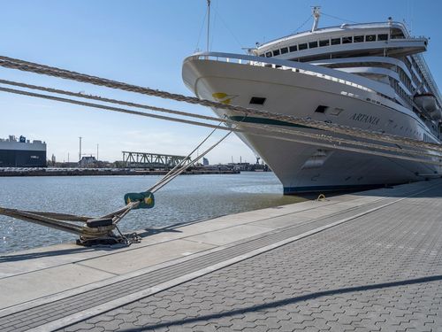 Bremen Harbor in Germany: A Clear Sky View - HDRi Maps and Backplates
