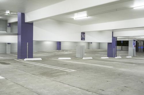 California, USA: A Modern Parking Structure in the Heart of the City ...