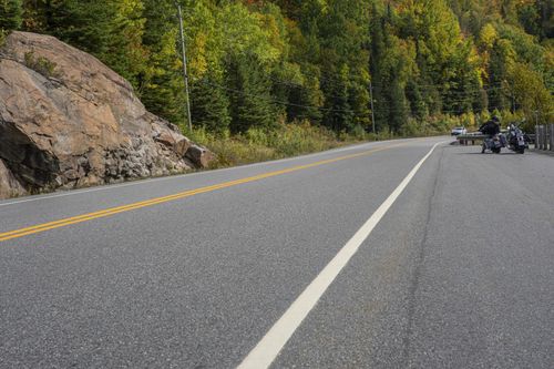 Canadian Asphalt Road in Ontario - HDRi Maps and Backplates