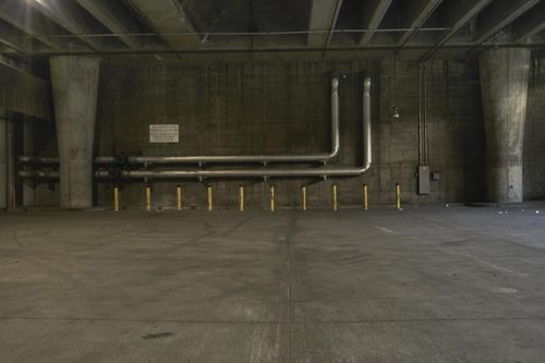 Concrete Architecture: Bridge Underpass in Los Angeles