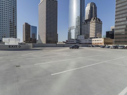 Downtown Metropolitan Area: City Surface View - HDRi Maps and Backplates