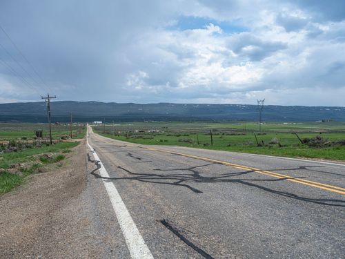 Endless Road Through Utah's Rural Landscape - HDRi Maps and Backplates