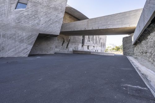 Europe: Brutalist Architecture and Concrete Bridge - HDRi Maps and ...