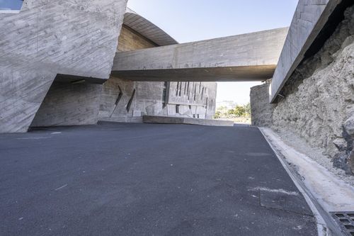 Europe: Brutalist Architecture and Concrete Bridge - HDRi Maps and ...