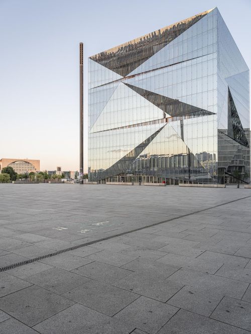 Germany's High-rise Building: A Stunning Plaza in the City