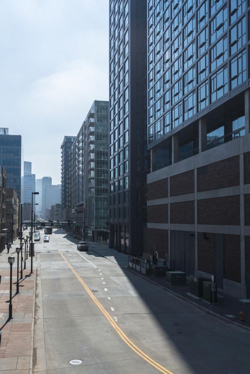 High Above Downtown Denver: A Bird's Eye View - HDRi Maps and Backplates