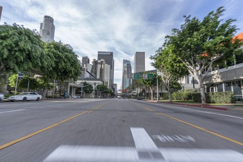 Los Angeles, California: Cityscape with Vibrant Architecture - HDRi ...