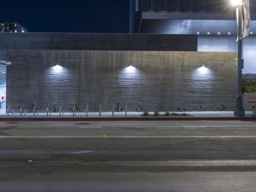 Metropolitan Area: Light Concrete Structures Illuminate the Night ...