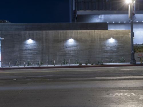 Metropolitan Area: Light Concrete Structures Illuminate the Night ...