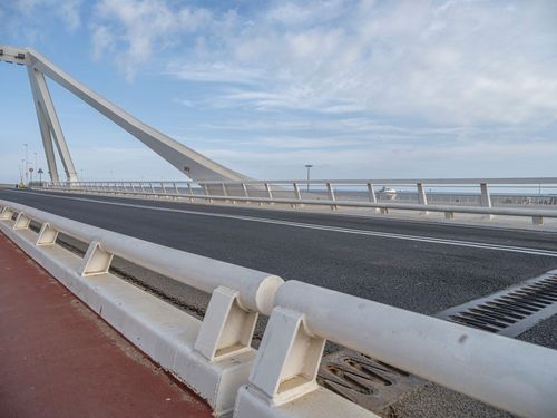 Modern Architectural Bridge in Barcelona, Spain - HDRi Maps and Backplates
