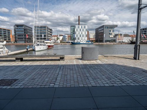 Modern Architecture and Urban Design in Bremen Harbor, Germany - HDRi ...
