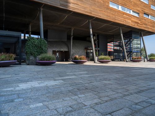 Modern Architecture in Holland: Concrete Courtyard - HDRi Maps and ...