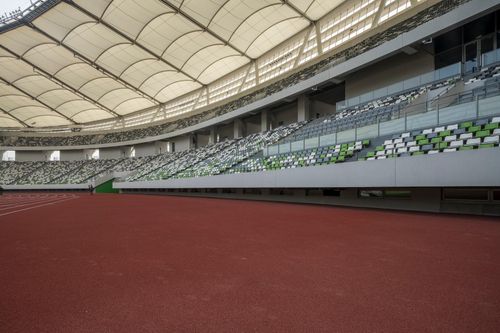 Modern Architecture at Shanghai Olympic Stadium - HDRi Maps and Backplates