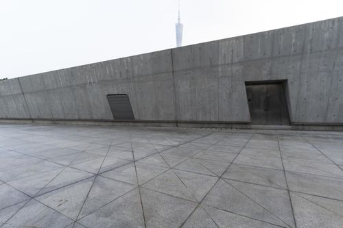 Modern Brutalist Architecture in the City at Dawn - HDRi Maps and ...