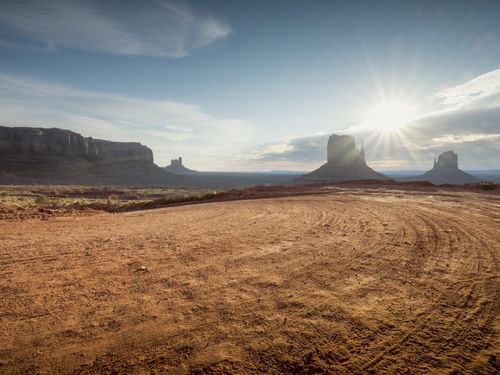 Monument Valley, Colorado, USA at Dawn - HDRi Maps and Backplates