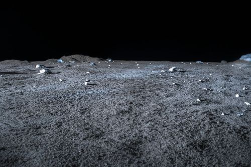 Moon surface with objects and equipment - HDRi Maps and Backplates