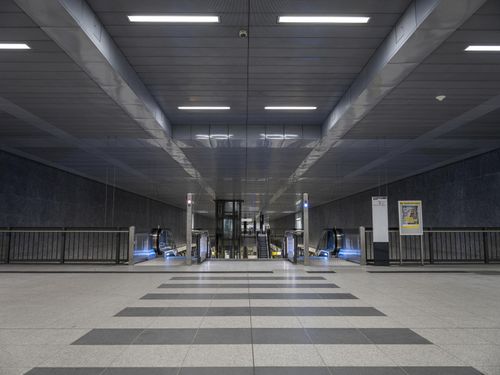 Night at Berlin's Underground Metro Station - HDRi Maps and Backplates