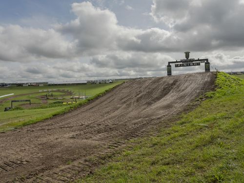 Off-Road Race on Lush Grass at Matterley Basin Grand Prix Track, United ...