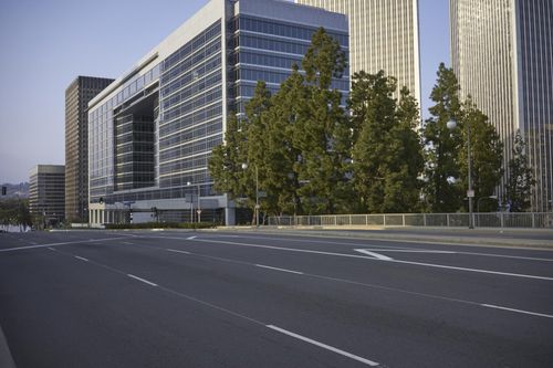Office Building in Los Angeles: Clear Sky and Business - HDRi Maps and ...