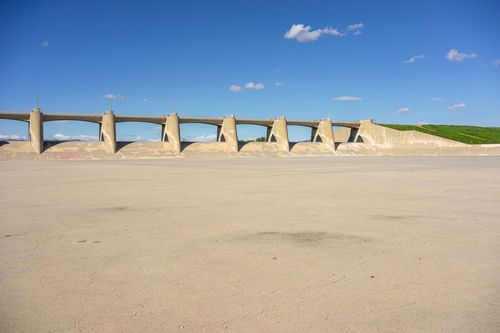 Open Concrete Bridge in Los Angeles