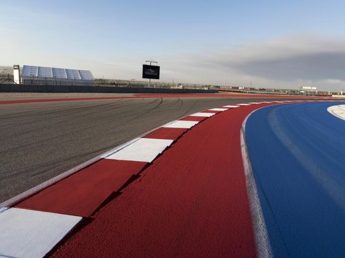 Red Hot Race Track Under Clear Sky - HDRi Maps and Backplates