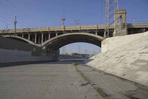 Rugged Concrete Bridge over the Los Angeles River - HDRi Maps and ...