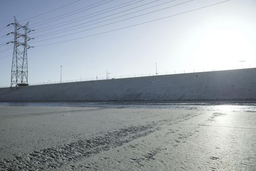 Rugged Concrete Street Along the Los Angeles River - HDRi Maps and ...