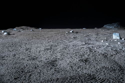 Rugged Moon Surface Track in the Universe - HDRi Maps and Backplates