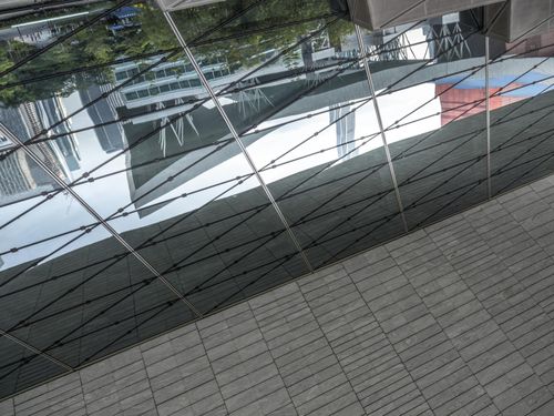 Sleek High-Rise Building in a Metropolitan Area - HDRi Maps and Backplates