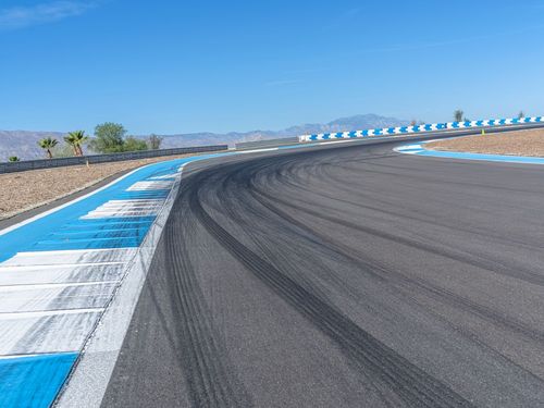 Straight Road on a Racing Track in the USA - HDRi Maps and Backplates