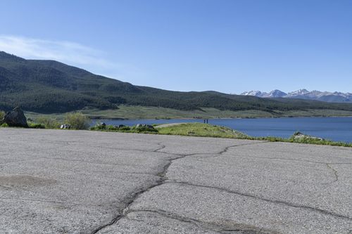 Taylor Park Reservoir: Water Mountain Surface - HDRi Maps and Backplates