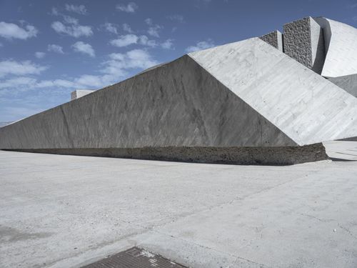 Tenerife, Spain: Brutalist Architecture Stadium - HDRi Maps and Backplates