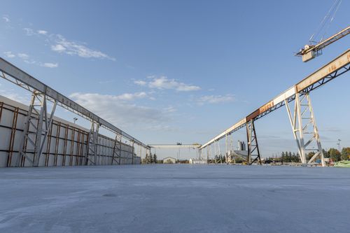 Toronto Dawn Cityscape with Suspension Bridge - HDRi Maps and Backplates
