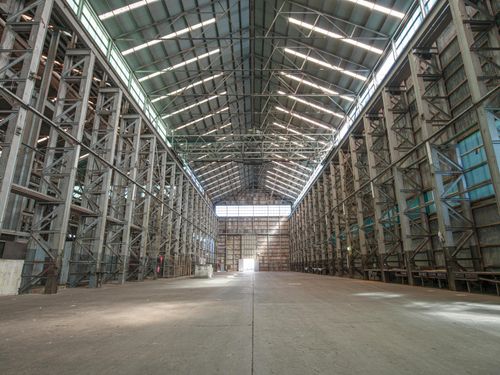 Urban Warehouse with Engineering Steel Racks and Concrete - HDRi Maps ...