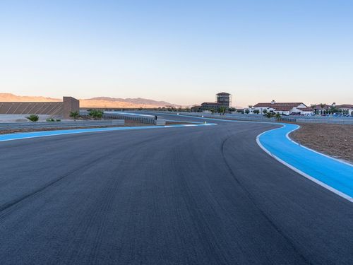 USA Asphalt Racetrack at Dawn: Clouds Looming Over the Horizon - HDRi ...
