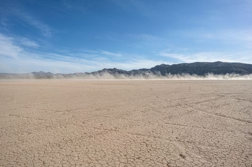 USA Open Space Desert Mountain Blue Sky