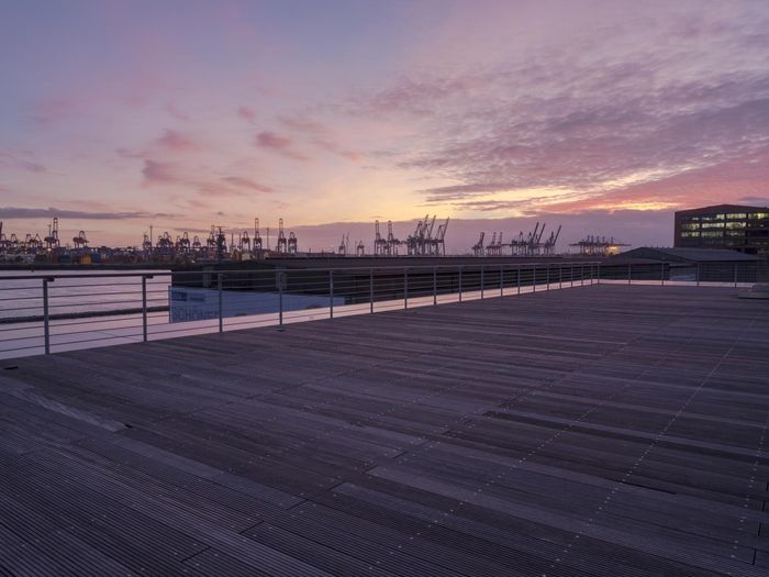 Night View of Hamburg's HafenCity in Germany - HDRi Maps and Backplates