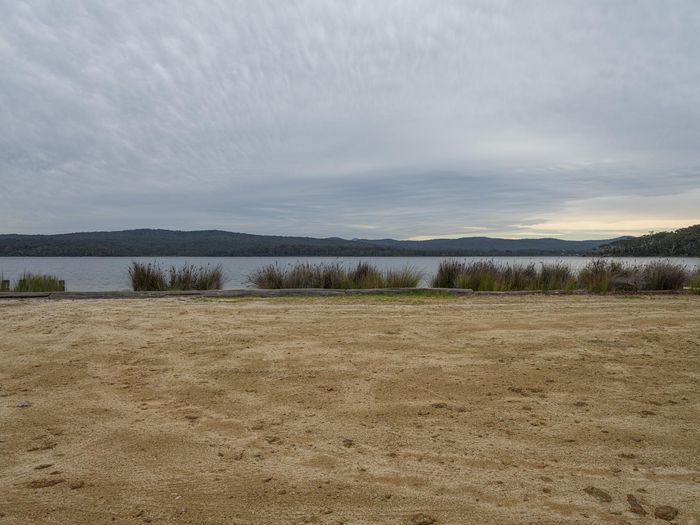 Gloomy Coastal Landscape in Wallagoot Lake, Sapphire Coast, New South ...