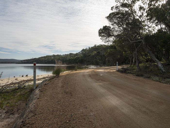 Coastal Landscape in Wallagoot Lake, Sapphire Coast, New South Wales ...